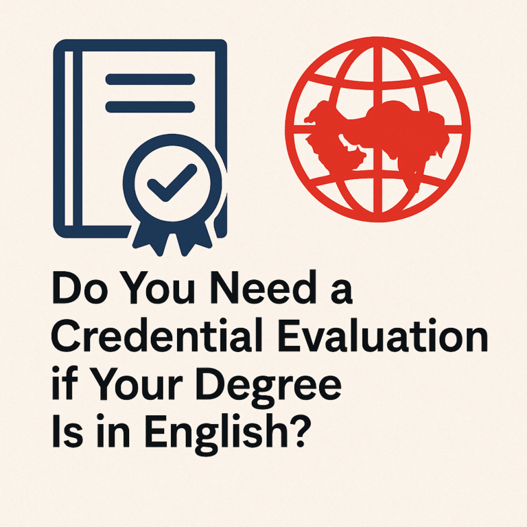 Do You Need a Credential Evaluation if Your Degree Is in English? | Academic Credentials ...